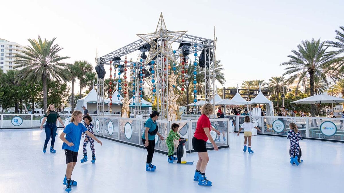 Las Olas Oceanside Park Debuts Outdoor Ice Rink for Holiday Season ...
