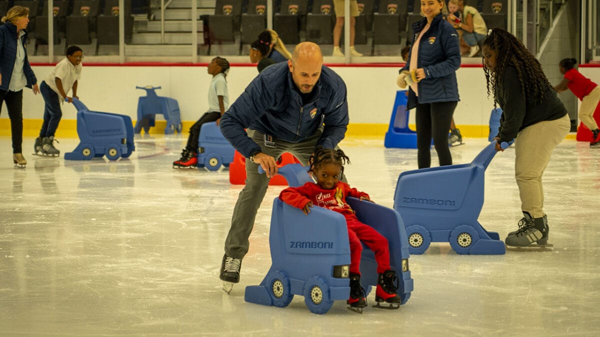 Panthers and Fort Lauderdale Mayor Help Open Baptist Health IcePLex ...